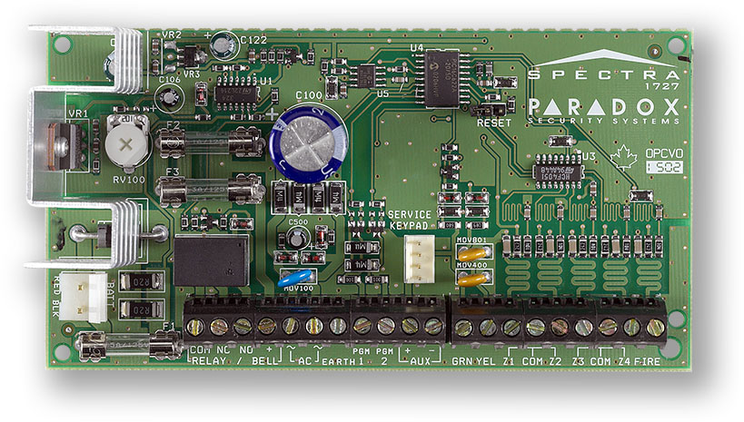 SPECTRA 1727 panel - lokální ústředna 4+1 zóna | VARNET