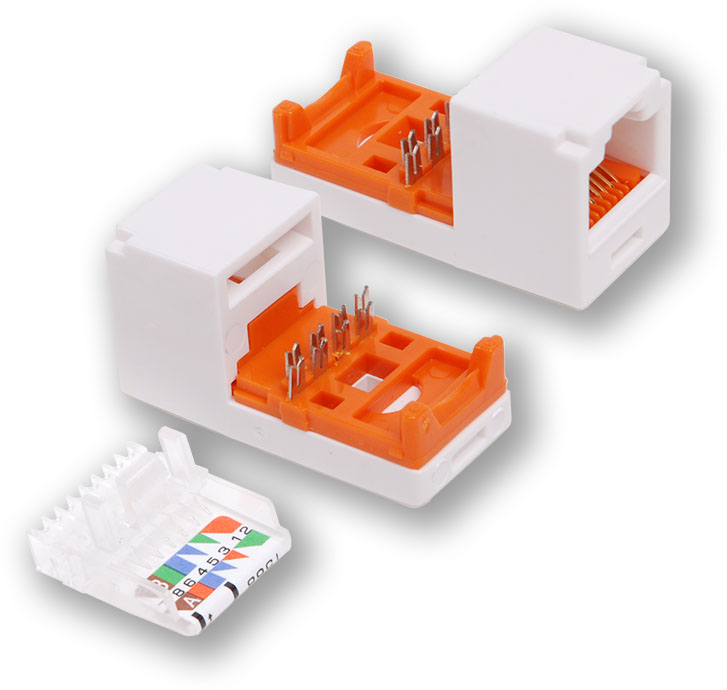 MJ-005 UTL/C5E 10ks - bílá - balení 10 ks | VARNET